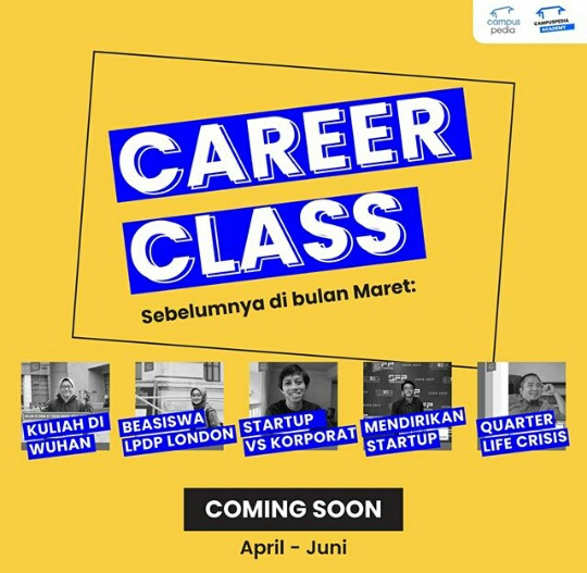 #CareerClass: Kelas Online Bersama Campuspedia - Campuspedia News