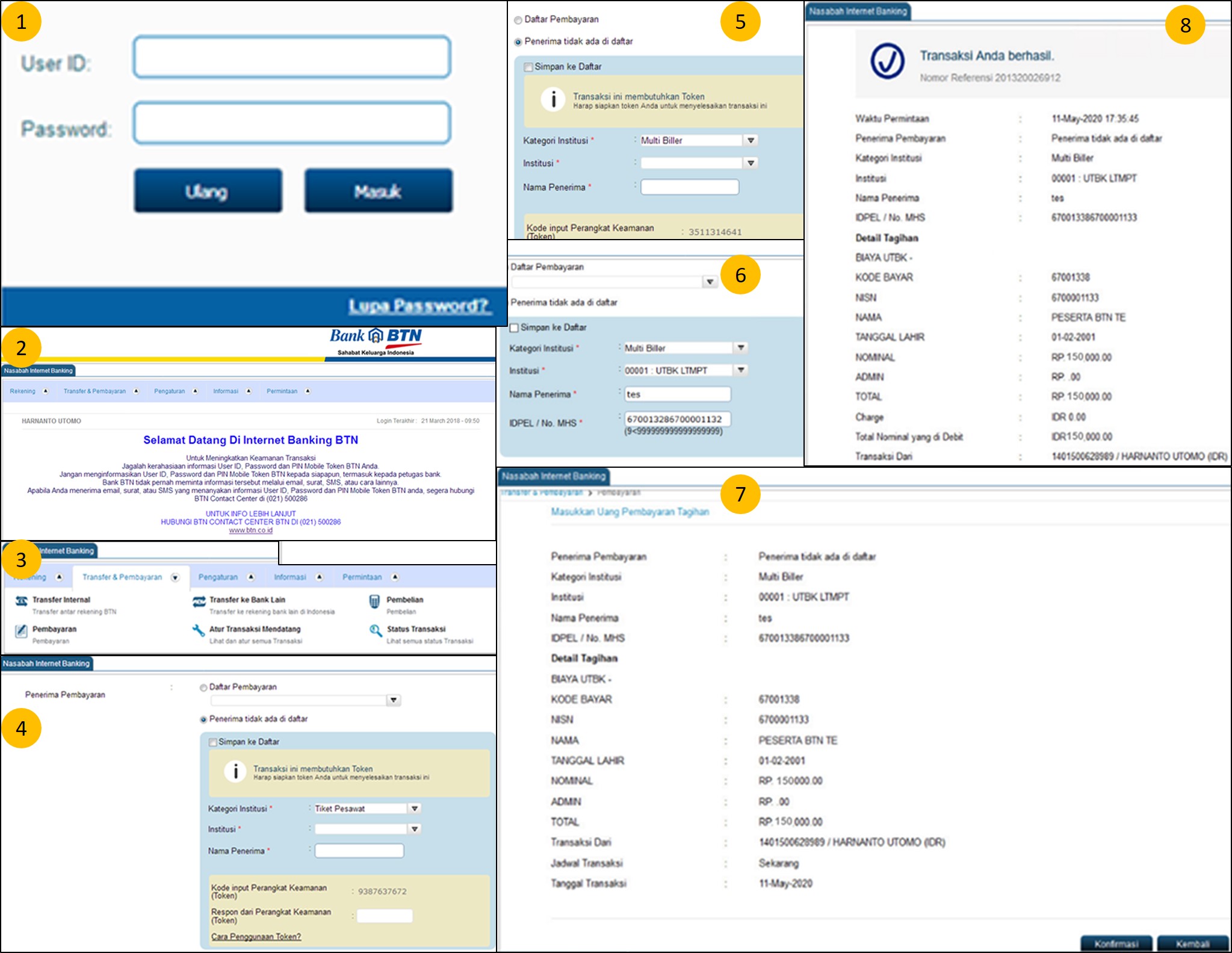 Lengkap! Panduan Cara Bayar UTBK-SBMPTN 2020 Lewat Bank