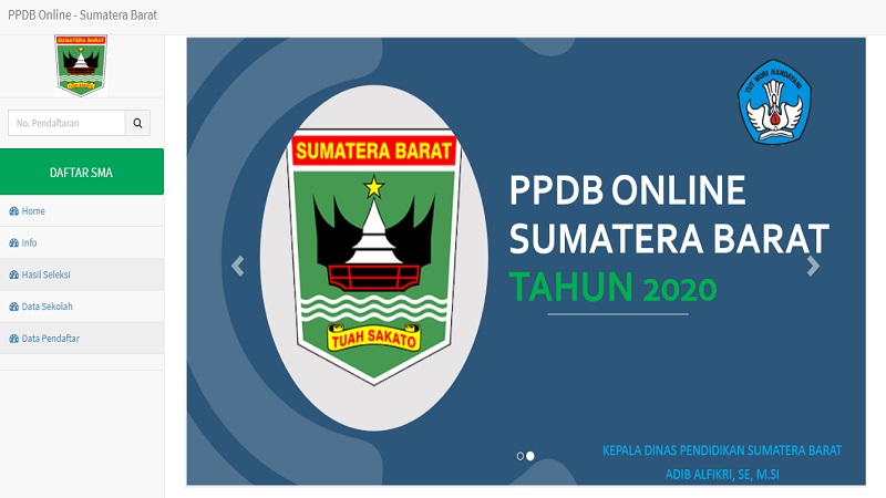 PPDB Sumbar: Ganti Alamat Website + Pengumuman Hasil Seleksi