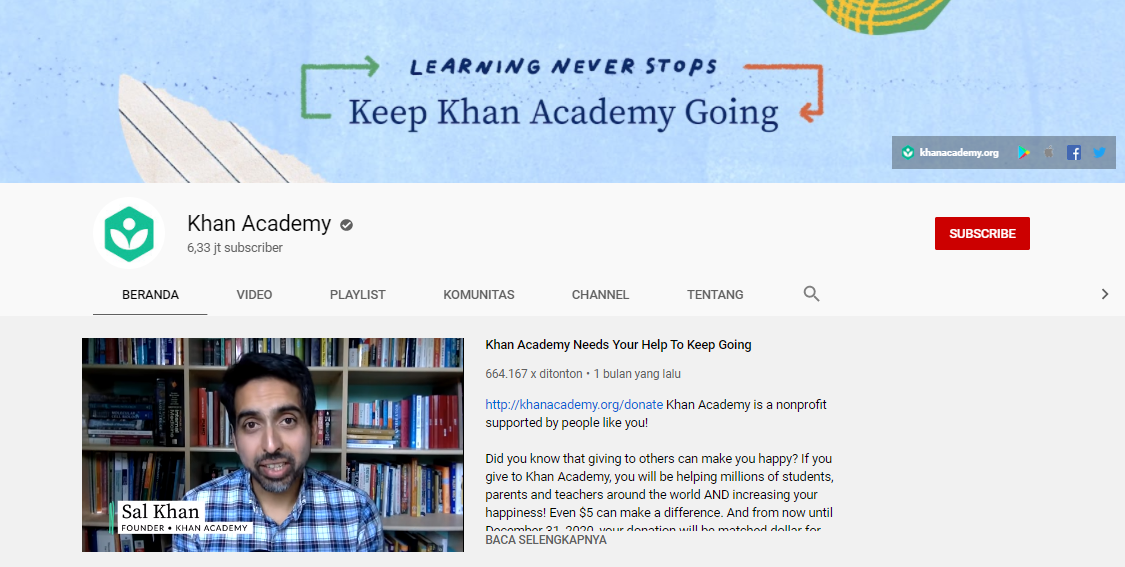 5 Channel YouTube Ini Cocok Banget Menemanimu Belajar Selama PJJ, Kamu ...