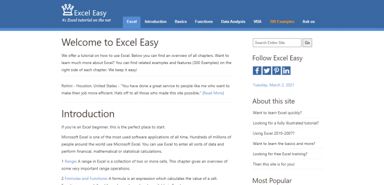 Rekomendasi Situs Belajar dan Improve Skill Excel Secara Gratis ...